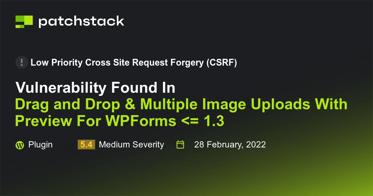 WordPress Drag and Drop & Multiple Image Uploads With Preview For WPForms plugin